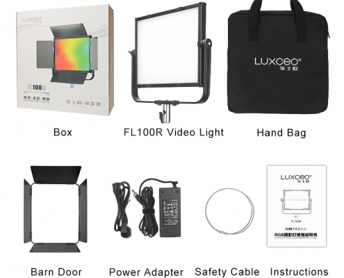 RGB Studio Video Light | LUXCEO FL100R RLED Panel